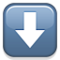⬇️ Downwards Black Arrow Emoji