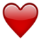 ️ Emoji Cœur Rouge