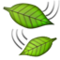 🍃 Leaf Fluttering in Wind Emoji