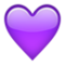 💜 Purple Heart Emoji