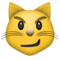 😼 Cat Face with Wry Smile Emoji