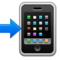 📲 Mobile Phone with Rightwards Arrow at Left Emoji