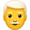 👨‍🦳 Man: White Hair Emoji
