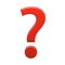 Black Question Mark Ornament Emoji