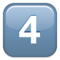 4️⃣ Keycap Digit Four Emoji