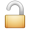 🔓 Open Lock Emoji