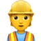 👷 Construction Worker Emoji