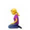 🧎‍♀️ Woman Kneeling Emoji