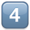 4️⃣ Keycap Digit Four Emoji
