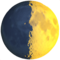 🌓 First Quarter Moon Symbol Emoji
