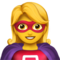 🦸‍♀️ Woman Superhero Emoji