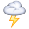 🌩️ Cloud with Lightning Emoji