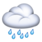 🌧️ Cloud with Rain Emoji