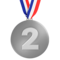 🥈 Second Place Medal Emoji