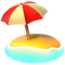 🏖️ Beach with Umbrella Emoji