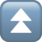 ⏫ Black Up-Pointing Double Triangle Emoji