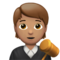 🧑🏽‍⚖️ Judge: Medium Skin Tone Emoji