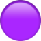 🟣 Large Purple Circle Emoji