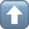 ⬆️ Upwards Black Arrow Emoji