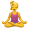 🧘‍♀️ Woman in Lotus Position Emoji
