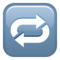 🔁 Clockwise Rightwards and Leftwards Open Circle Arrows Emoji