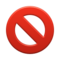 🚫 No Entry Sign Emoji