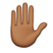 🏾 Raised Hand: Medium-Dark Skin Tone Emoji