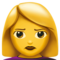🙎 Person with Pouting Face Emoji