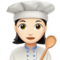 👩🏻‍🍳 Female Cook: Light Skin Tone Emoji