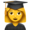 👩‍🎓 Woman Student Emoji