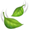 🍃 Leaf Fluttering in Wind Emoji