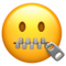 🤐 Zipper-Mouth Face Emoji