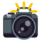 📸 Camera with Flash Emoji