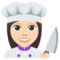👩🏻‍🍳 Female Cook: Light Skin Tone Emoji