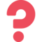 Black Question Mark Ornament Emoji