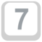7️⃣ Keycap Digit Seven Emoji