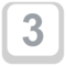 3️⃣ Keycap Digit Three Emoji