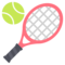 🎾 Tennis Racquet and Ball Emoji