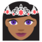 👸🏾 Princess: Medium-Dark Skin Tone Emoji