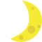 🌙 Crescent Moon Emoji