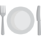 🍽️ Fork and Knife with Plate Emoji