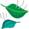 🍃 Leaf Fluttering in Wind Emoji