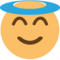 😇 Smiling Face with Halo Emoji