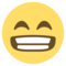 😁 Grinning Face with Smiling Eyes Emoji