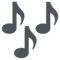🎶 Multiple Musical Notes Emoji