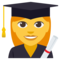 👩‍🎓 Woman Student Emoji