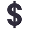 💲 Heavy Dollar Sign Emoji
