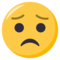 😟 Worried Face Emoji
