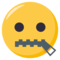 🤐 Zipper-Mouth Face Emoji