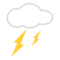 🌩️ Cloud with Lightning Emoji